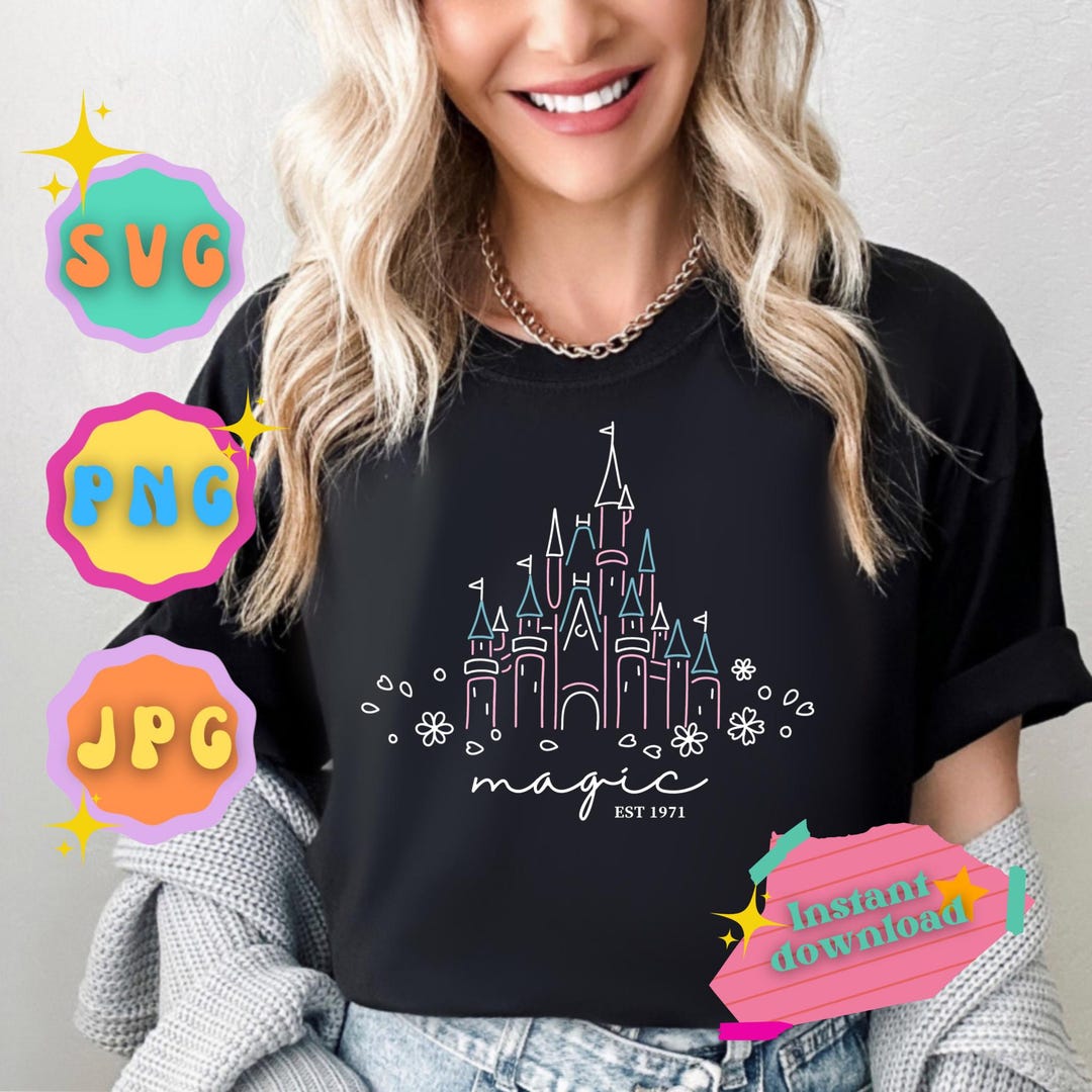 Magical Castle - SVG - PNG - Etsy