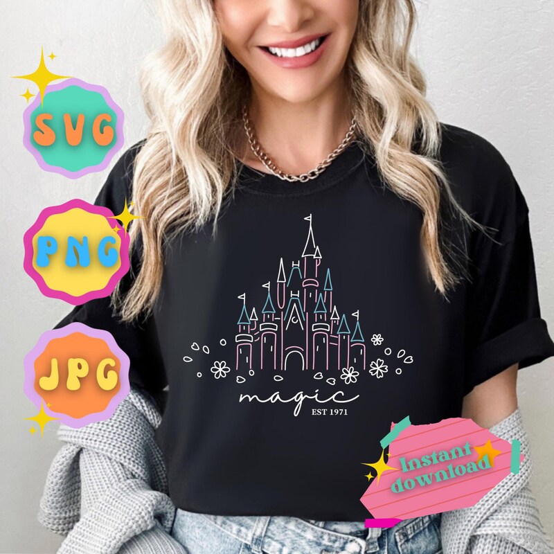 Magic Kingdom Svg - Etsy