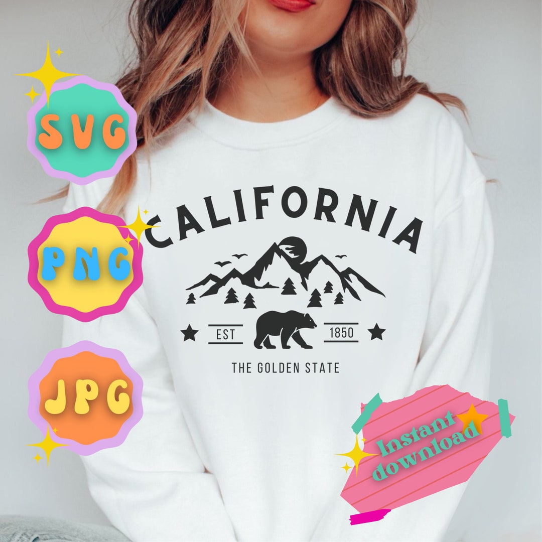 California SVG - PNG - JPG - Etsy