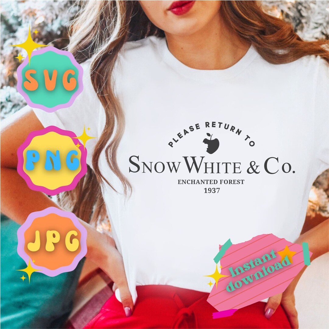 Snow White & Company SVG PNG Digital File Sublimation Cricut Cameo ...