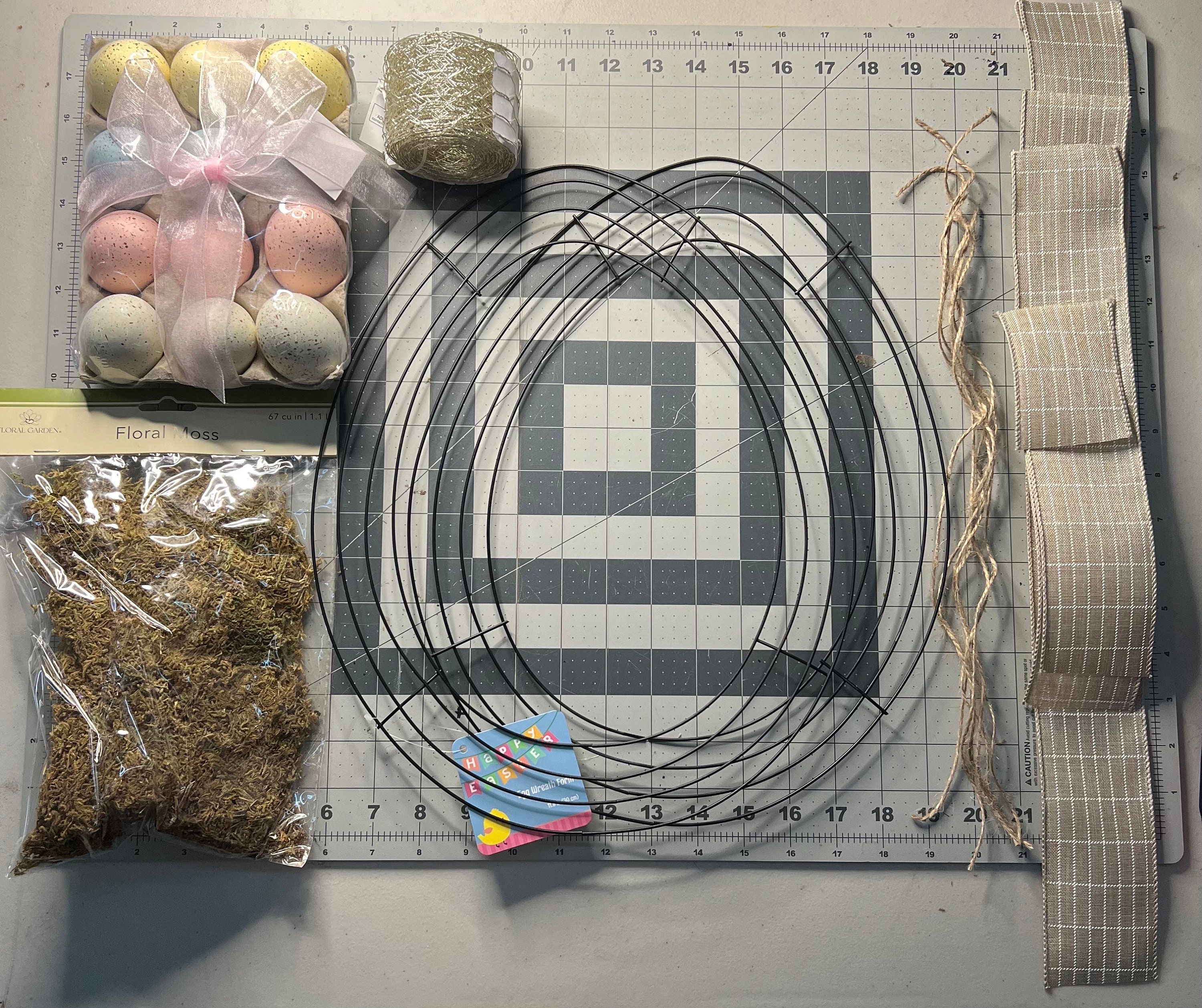 Egg Cage Wreath Kit/front Porch Decor/ Farmhouse Wreath/ Rustic Wreath ...