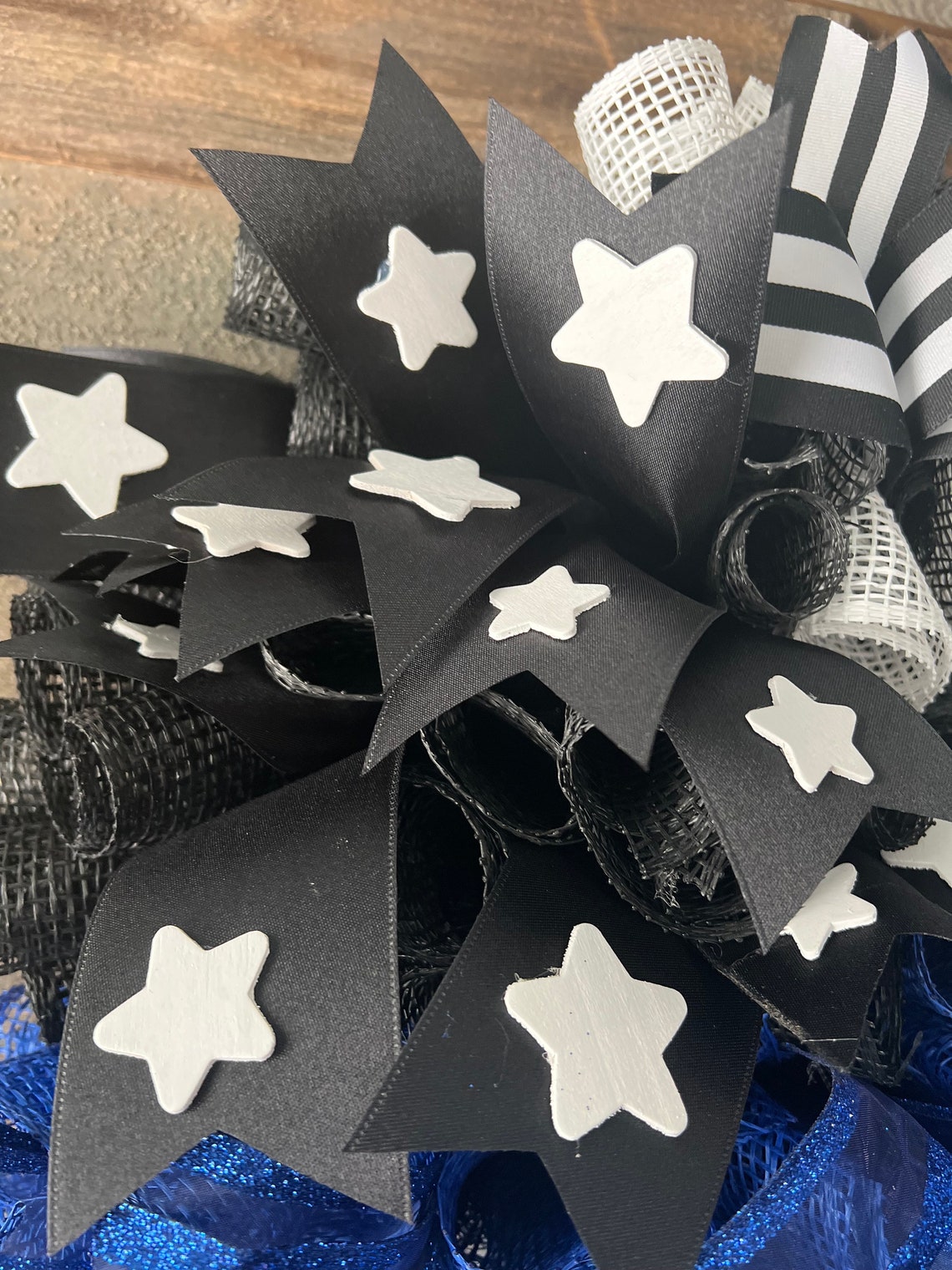 Blue Line Wreath/ Back the Blue/ Police Officer Blue Line/ How to Make ...