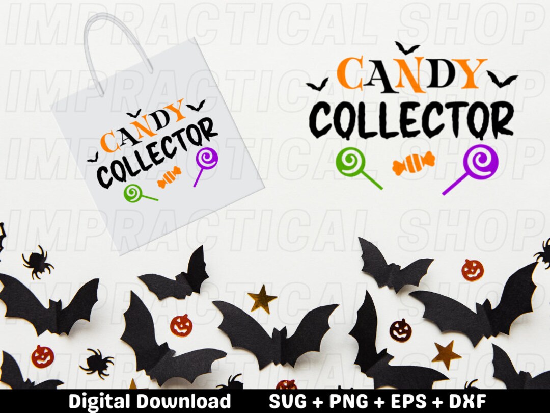 Halloween Candy Collector Bag Svg, Candy Collector Svg, Halloween Png ...