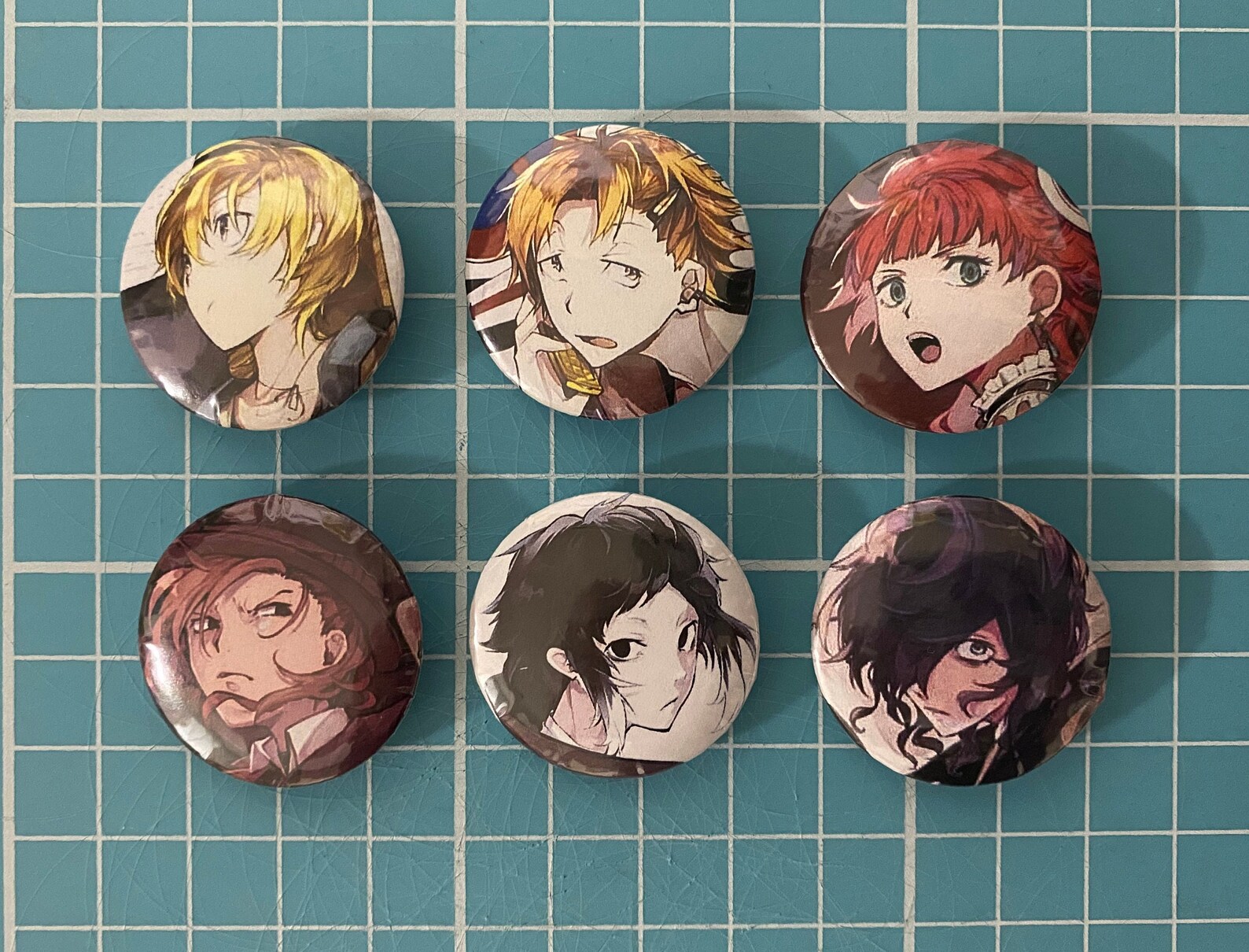 Bungou Stray Dogs Character Pins - Etsy