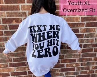 Text Me When You Hit Zero Svg - Etsy