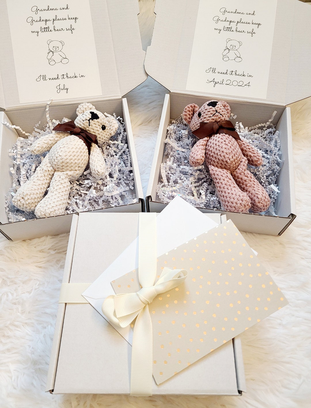 First Grandchild Announcement Baby Announcement Gift Box - Etsy