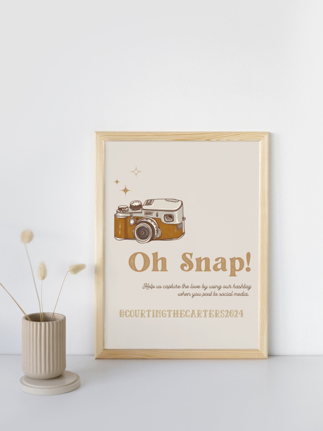 RILEY Wedding Photo Op Sign or Hashtag Sign Western Retro Celestial ...