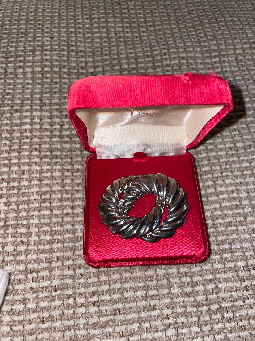 Silver Vintage Tacoa Ring Brooch Pin - Etsy