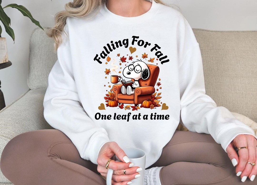 Snoopy Fall, Snoopy Sweatshirt, Snoopy Fall Crewneck, Peanuts Fall ...