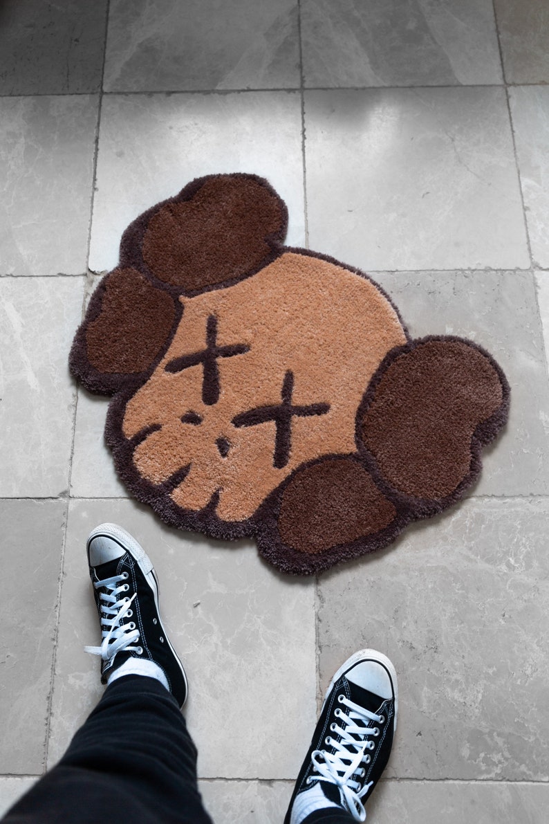Kaws Rug | Handmade Tufted | Acrylic Yarn | Custom Rug - Etsy