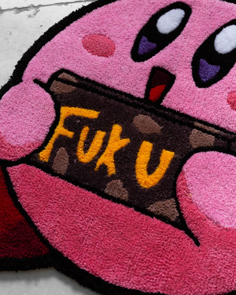 Custom Kirby Rug | Custom Tufted Rug | Tufted Rug for Bedroom | Rugs ...