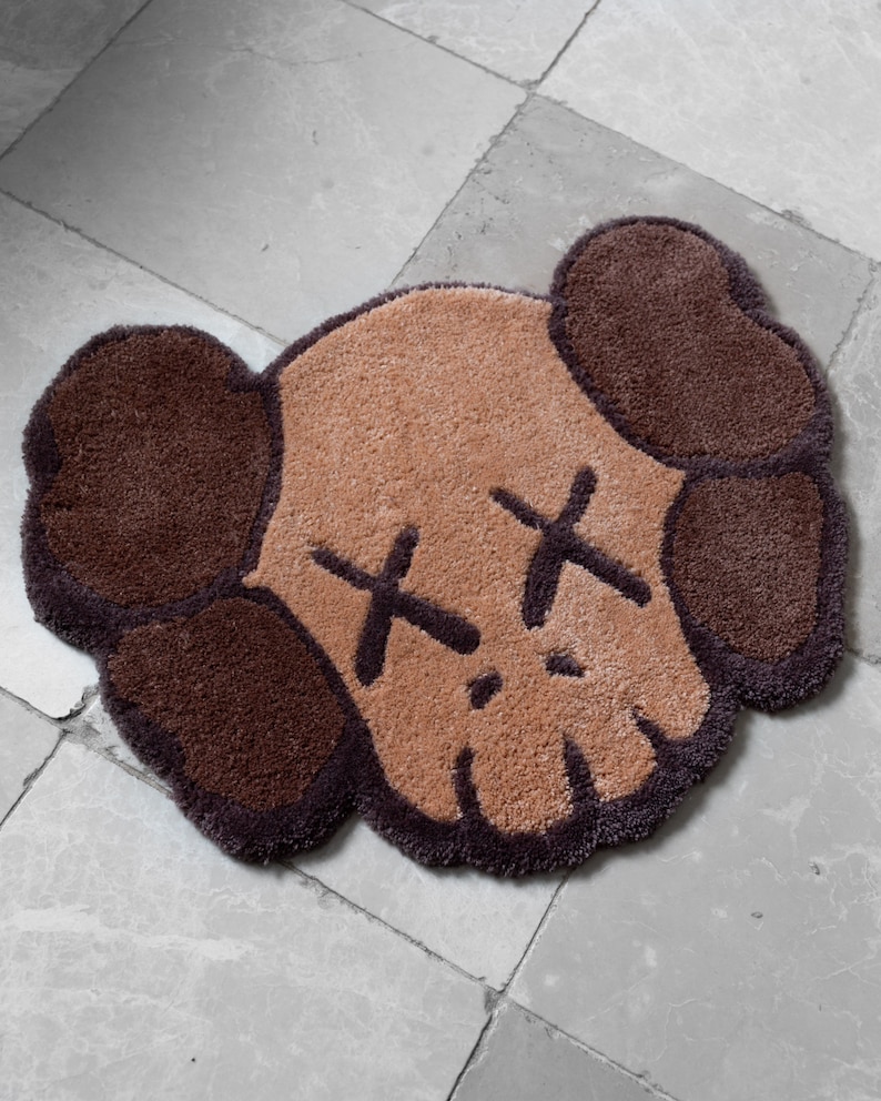 Kaws Rug | Handmade Tufted | Acrylic Yarn | Custom Rug - Etsy