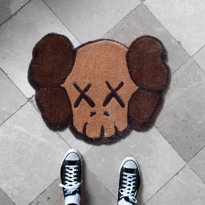 Kaws Rug | Handmade Tufted | Acrylic Yarn | Custom Rug - Etsy