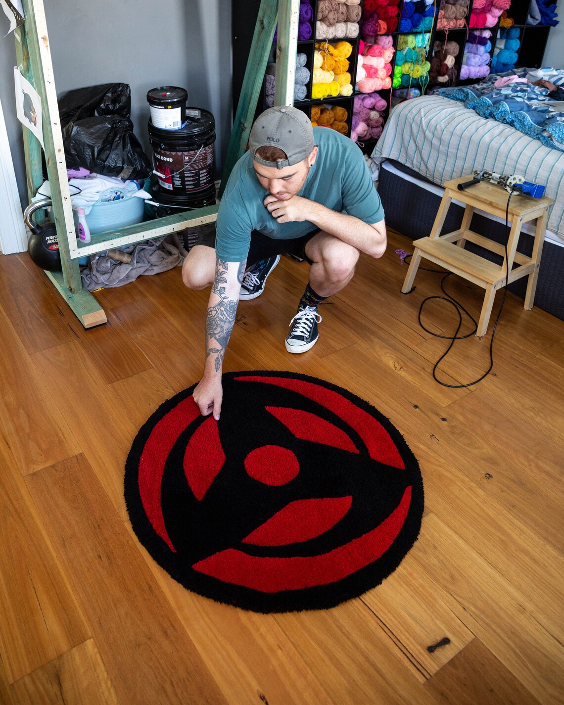 Naruto Rug Naruto Sharingan Custom Rug Handmade Rug Tufted Rug Anime - Etsy