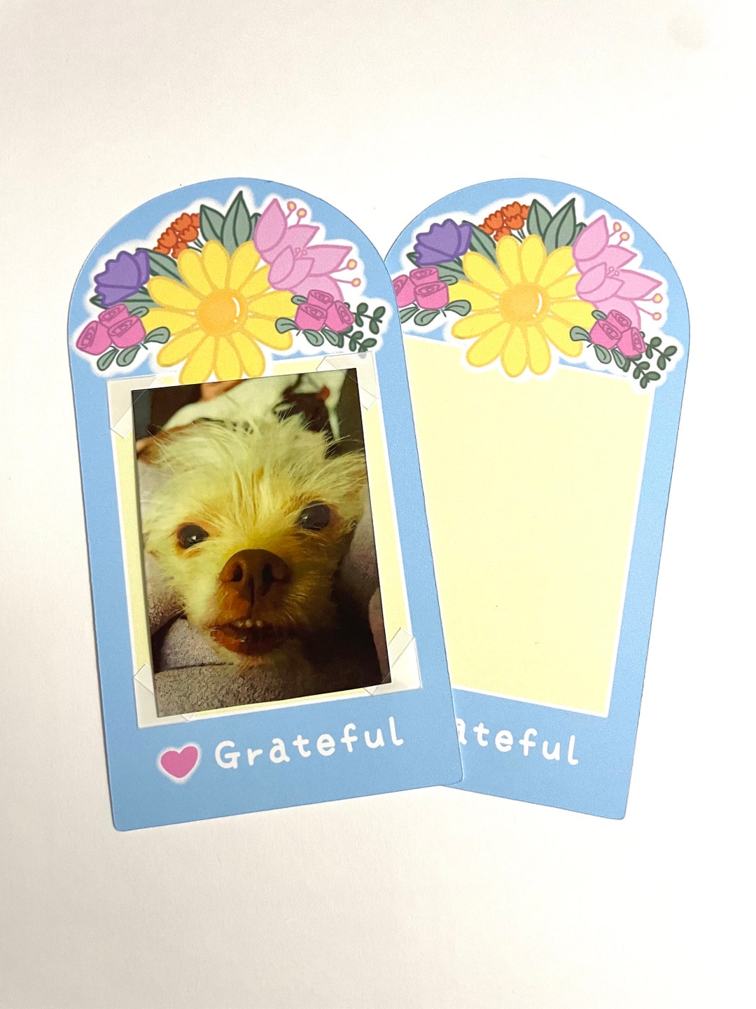 Floral Boho Pastel Memory Keeping Scrapbook Photo Bookmark - Etsy