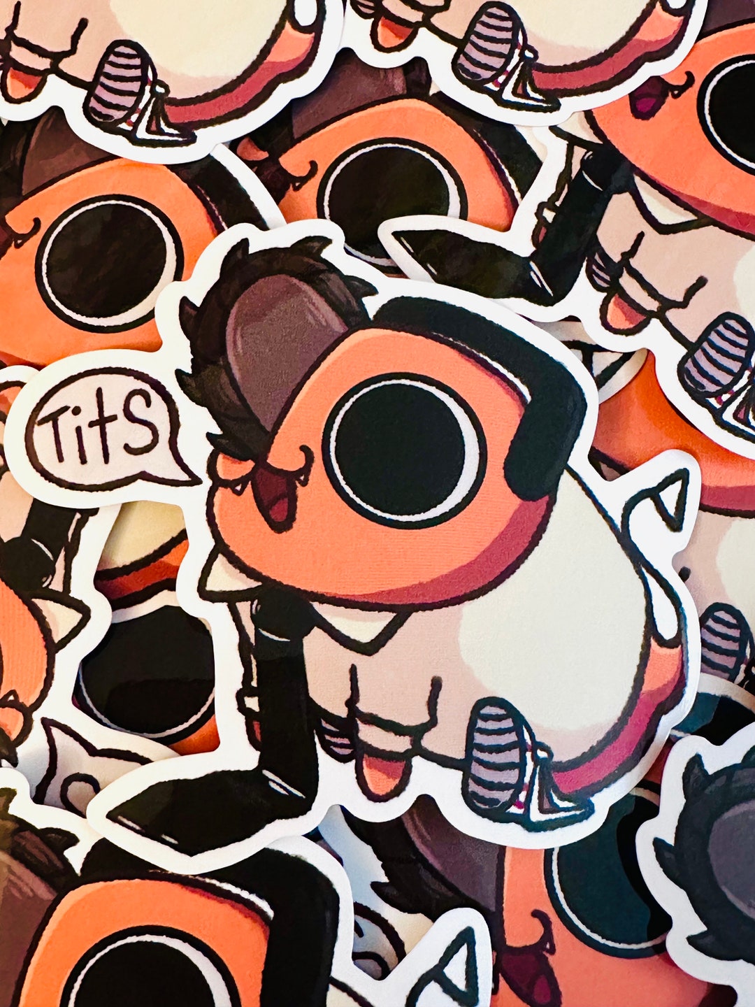 Orange Dog Sticker - Etsy