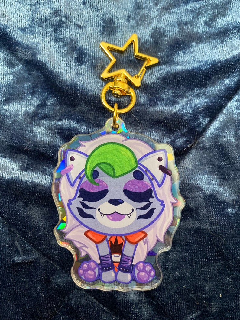 FNAF Security Breach Holographic Keychains 2.5 - Etsy