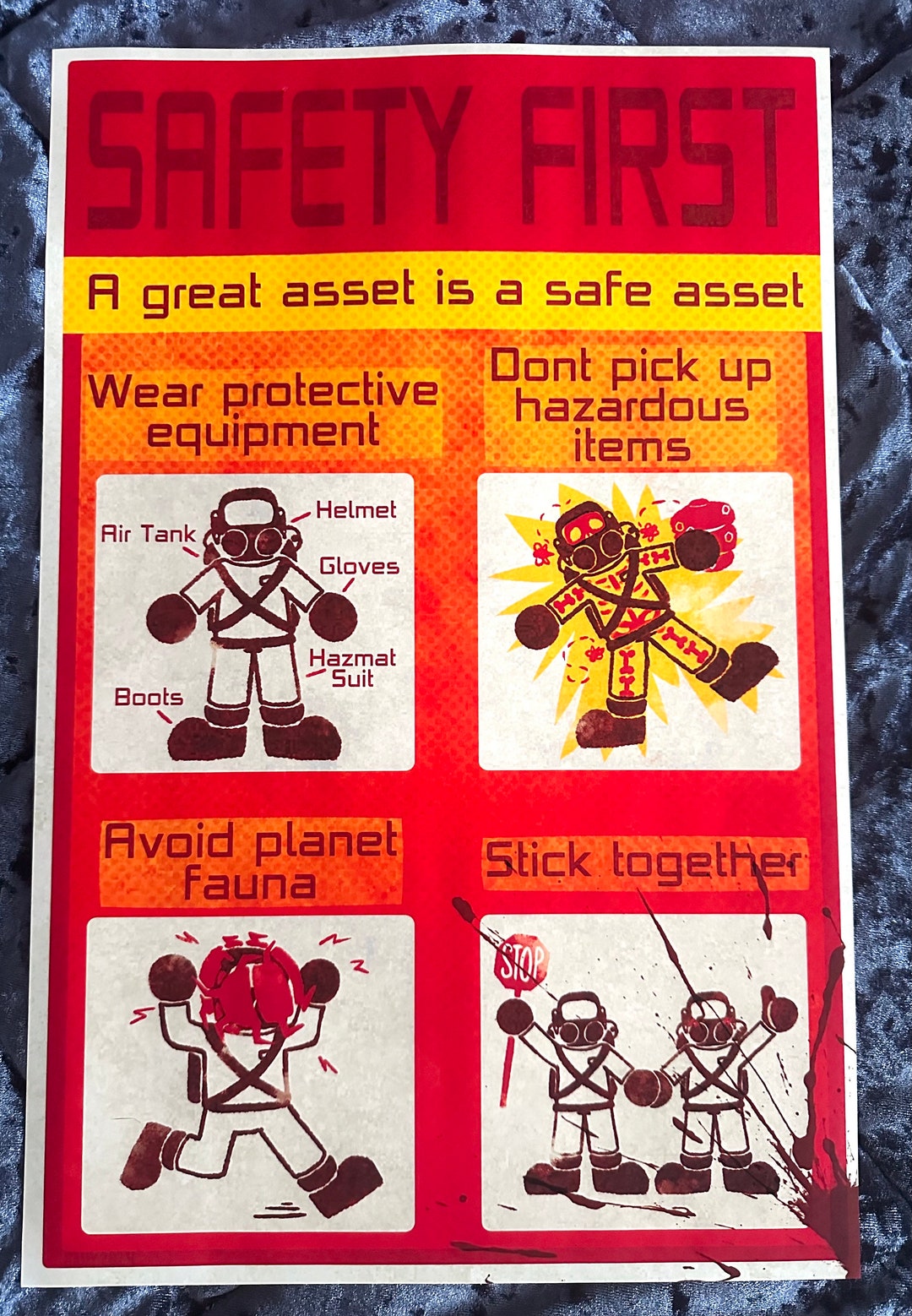 Lethal Company Safety Poster 11x17 - Etsy