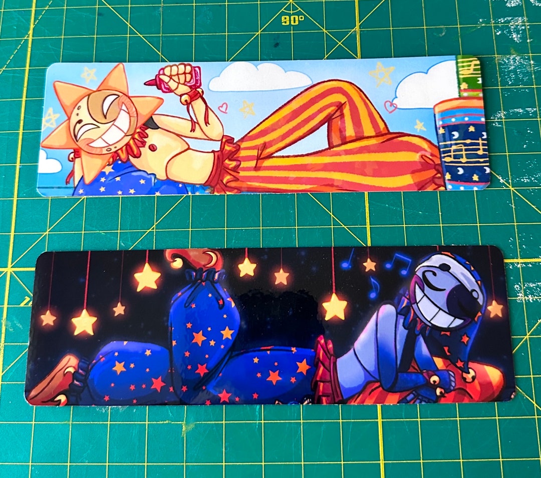 FNAF Sun or Moon Bookmarks - Etsy