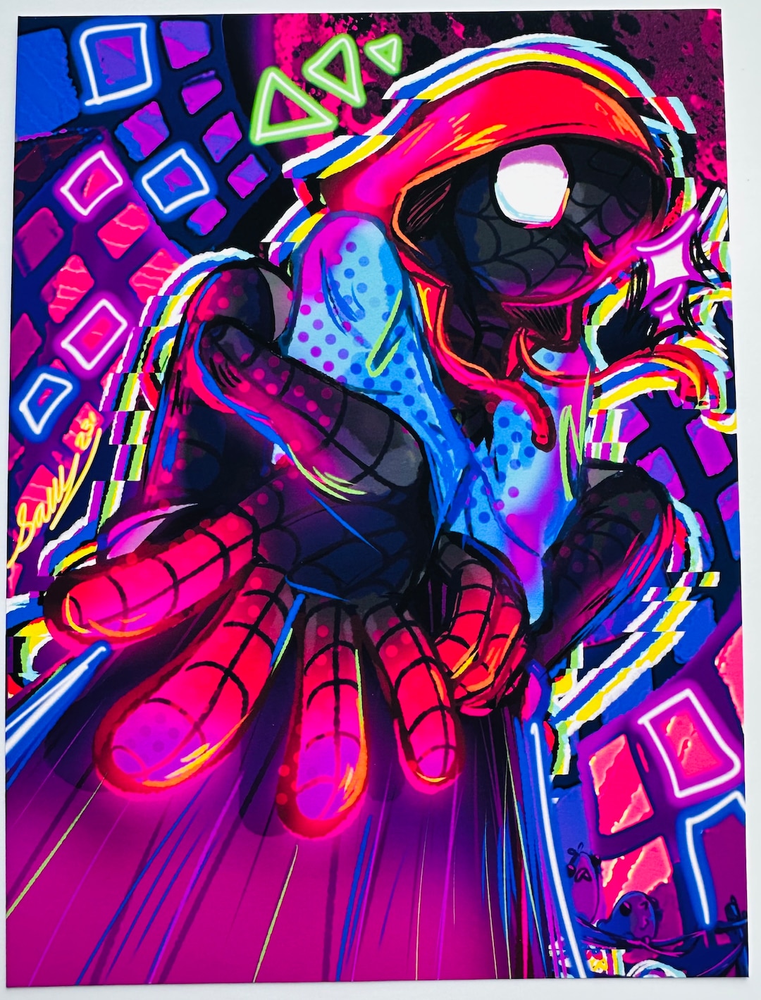 The Great Electric Spider 5x7 In. Mini Print - Etsy