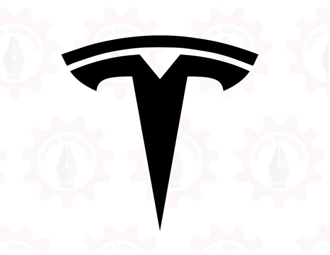 Tesla Emblem Logo Decal Vinyl Decal Sticker High Quality Model S/3/X/Y ...