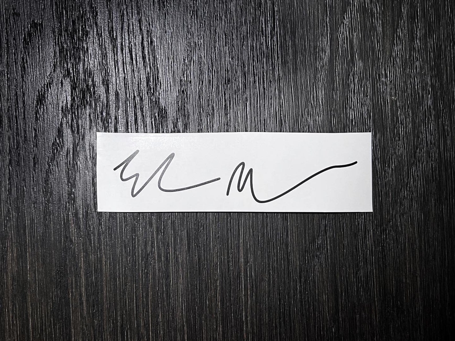 Elon Musk Signature High Quality Clean Cut Vinyl Decal - Etsy