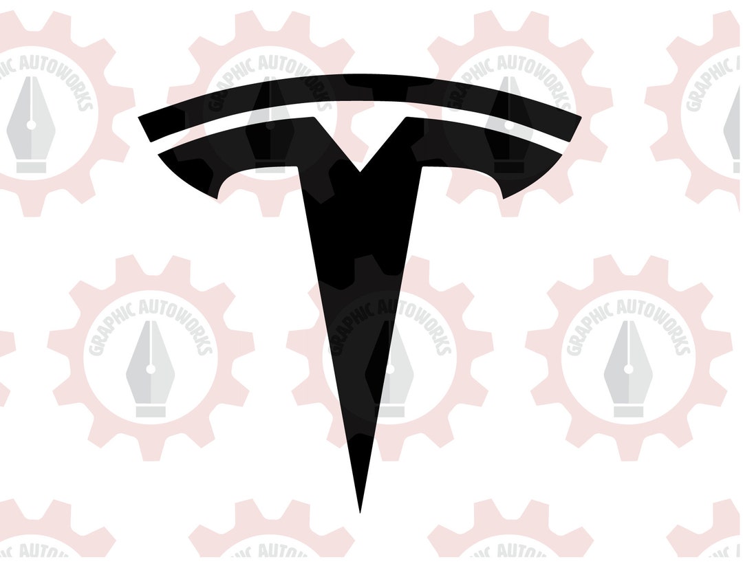 Tesla Emblem Logo Decal - Vinyl Decal Sticker - High Quality - Model S ...