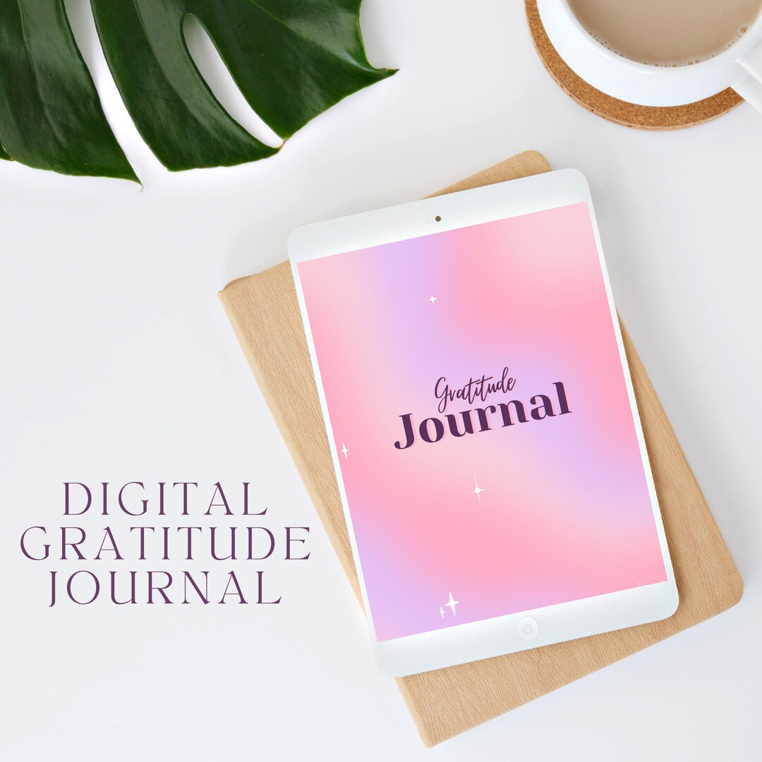 Digital Gratitude Journal, Printable Journal, Goodnotes Journal - Etsy