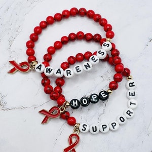 Heart disease awareness bracelets store