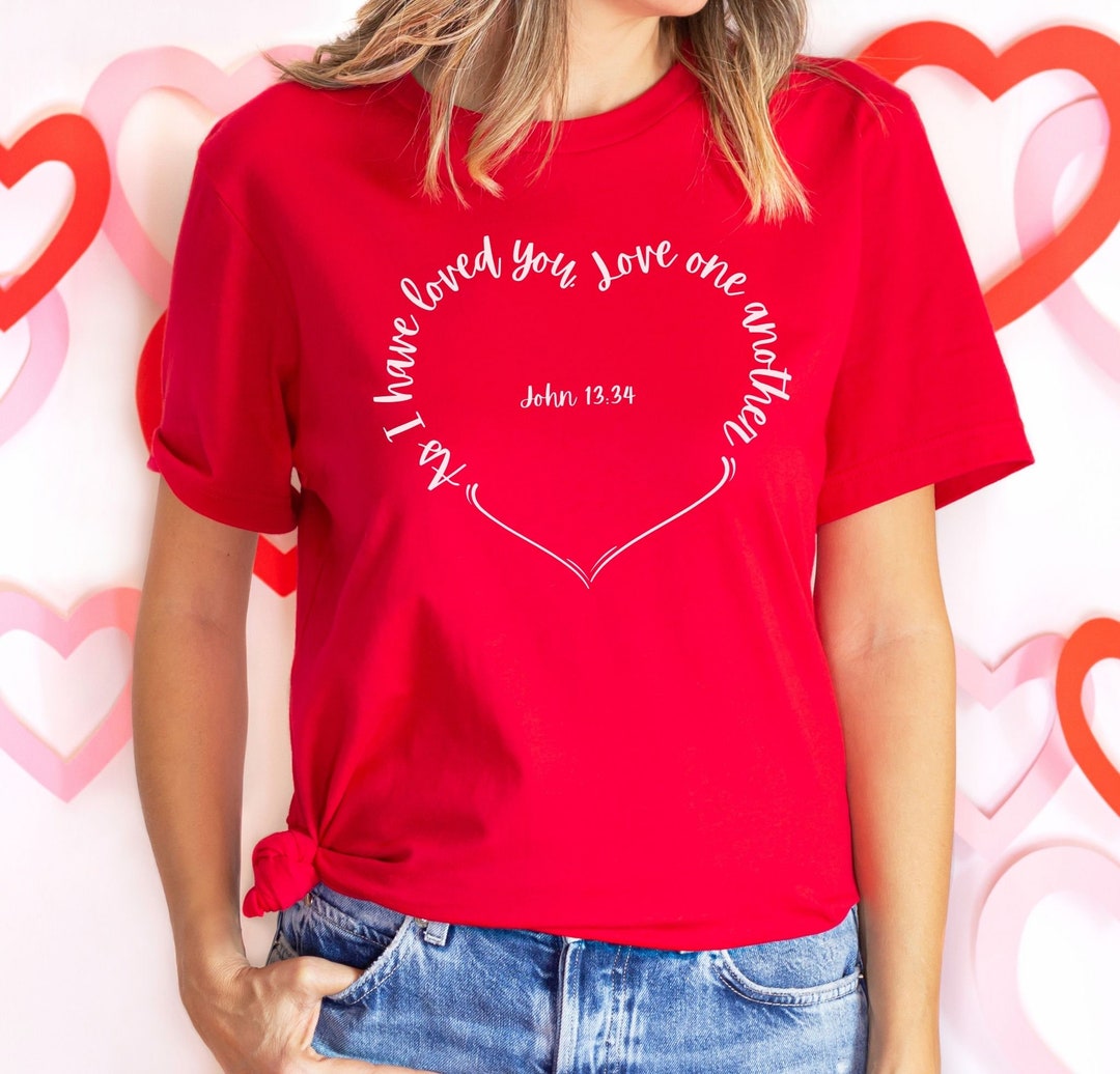 Christian Valentine Shirt Bible Verse T-shirt Christian Women Gifts ...
