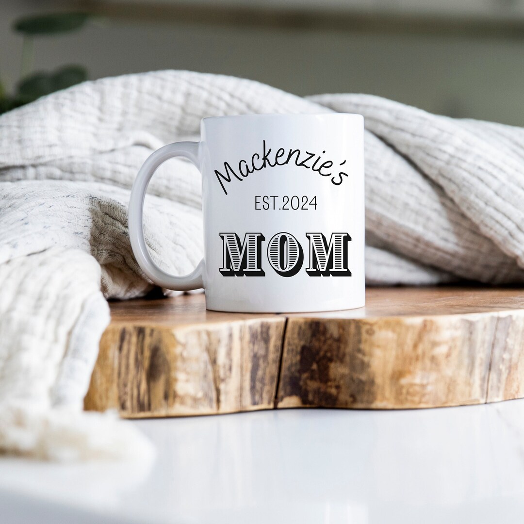 Custom Mom Mug With Kids Names and Year | Custom Mug for Mom | Mom Mug ...