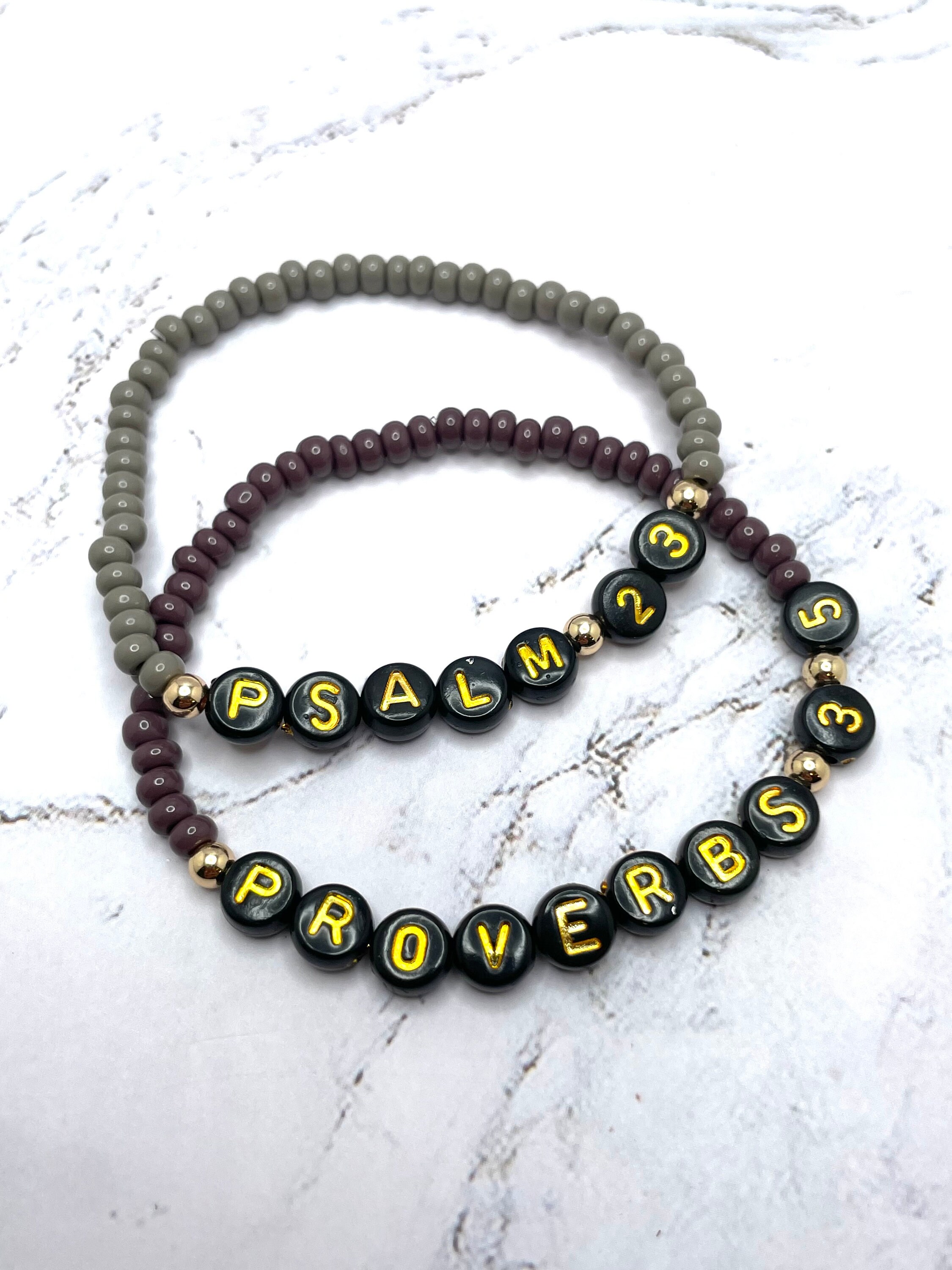 Custom Bible Verse Bracelets for Women Christian Beaded Bracelets ...