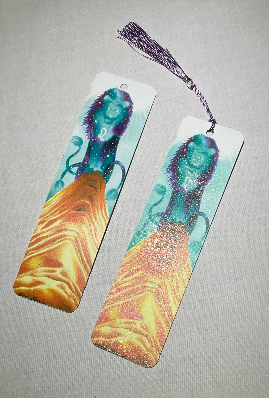 Leo Zodiac Sign Bookmark Birthday Gift Gifts for Readers - Etsy