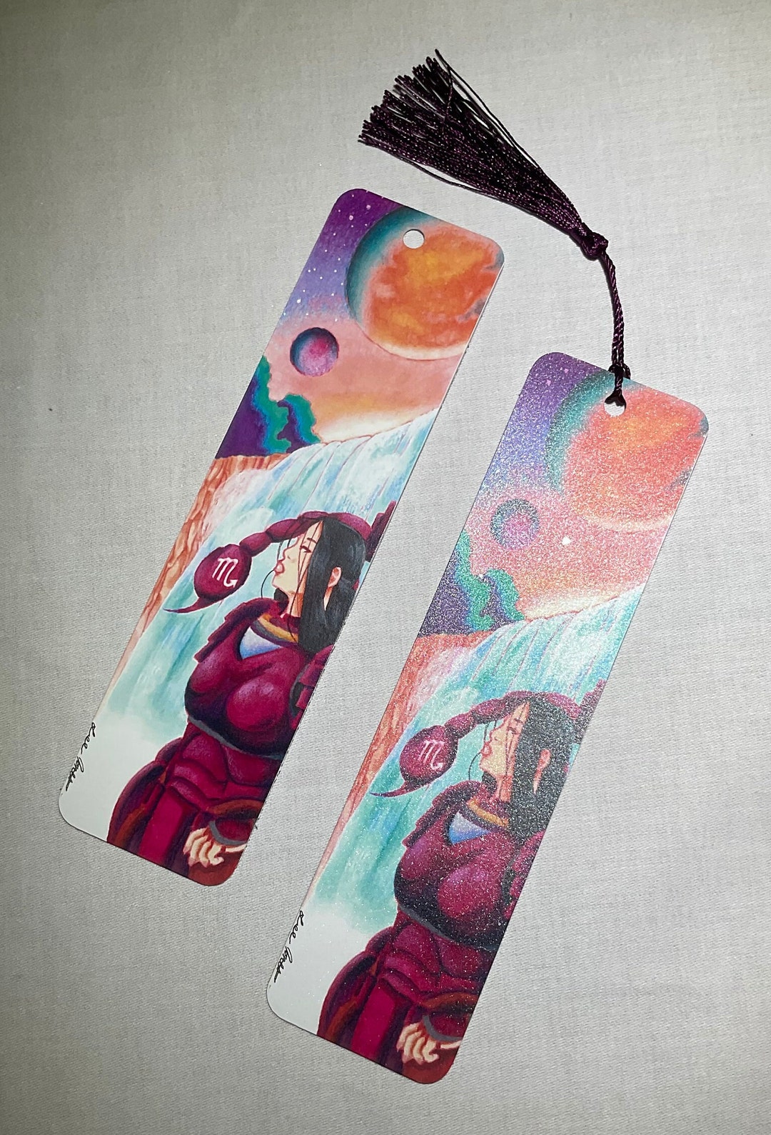 Scorpio Zodiac Sign Bookmark Birthday Gift Gifts for Readers - Etsy