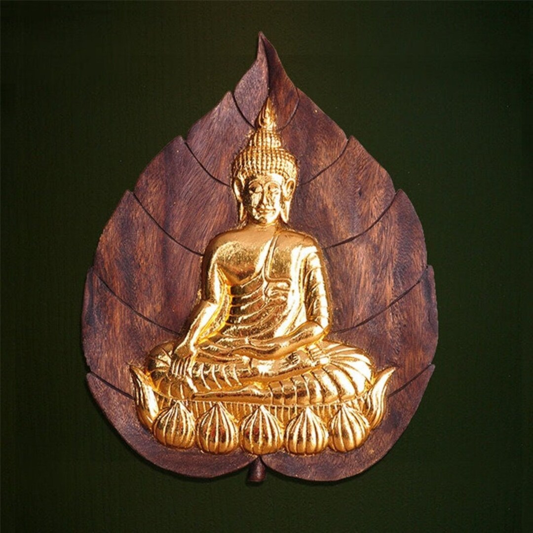 Handmade Buddha Wall Statue buddha Wall Art thai Buddha Wooden Wall ...