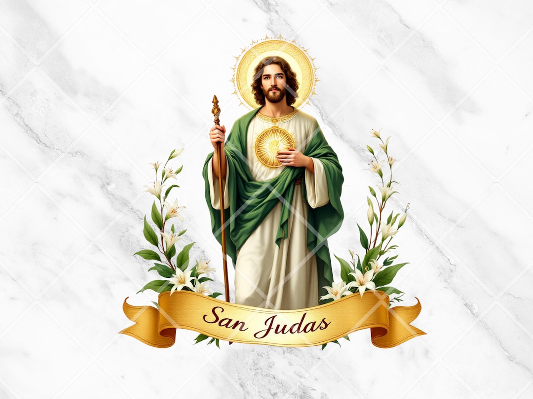 San Judas Tadeo PNG / Ilustración religiosa de San Judas Tadeo / Fondo ...