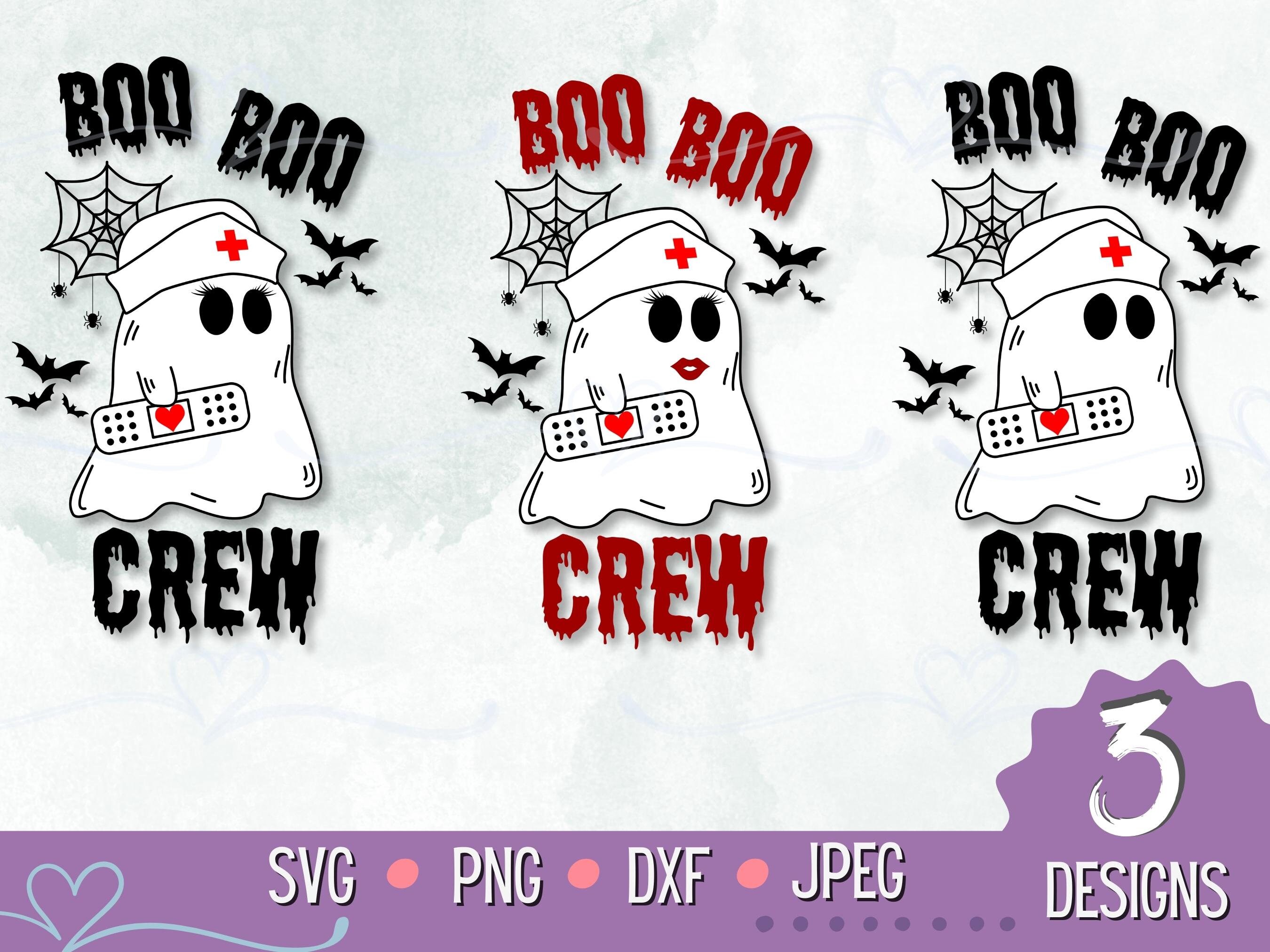 Boo Boo Crew SVG Bundle, Boo Boo Crew, Halloween Sublimation Png, Nurse ...