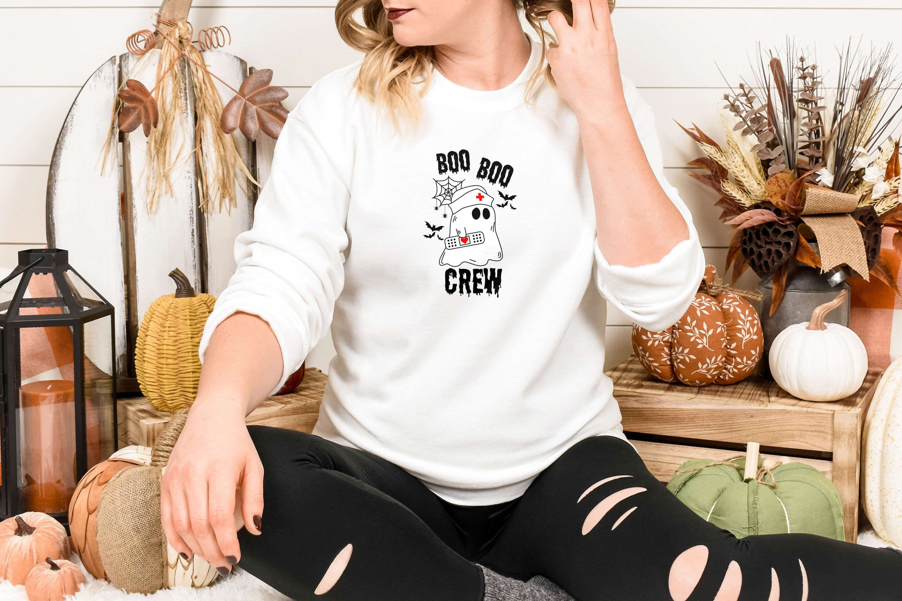 Boo Boo Crew Ghost SVG, Funny Ghost Png, Halloween Sublimation Png ...