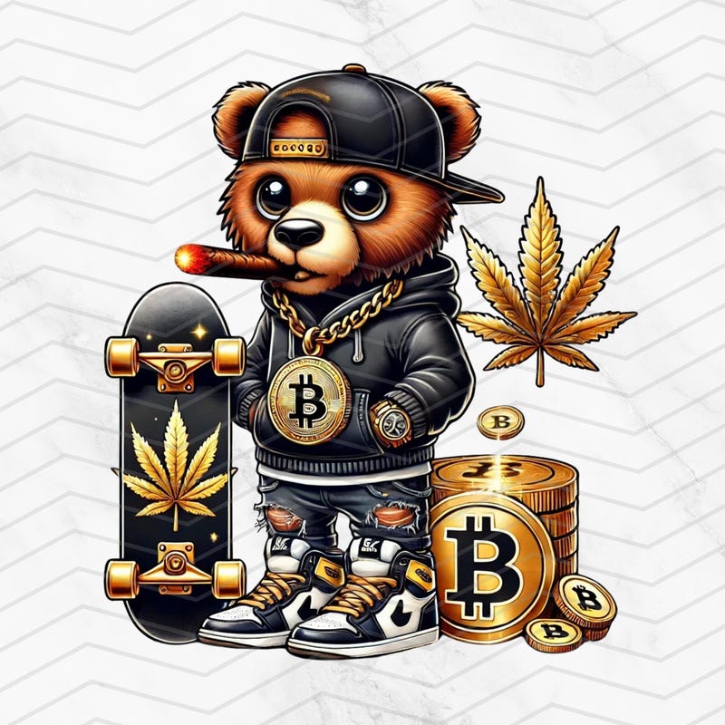 Gangsta Bear Svg - Etsy
