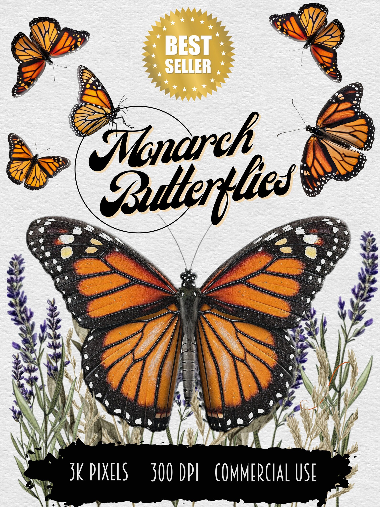 Monarch Butterflies Butter Flies Clipart Swarm Butterfly - Etsy