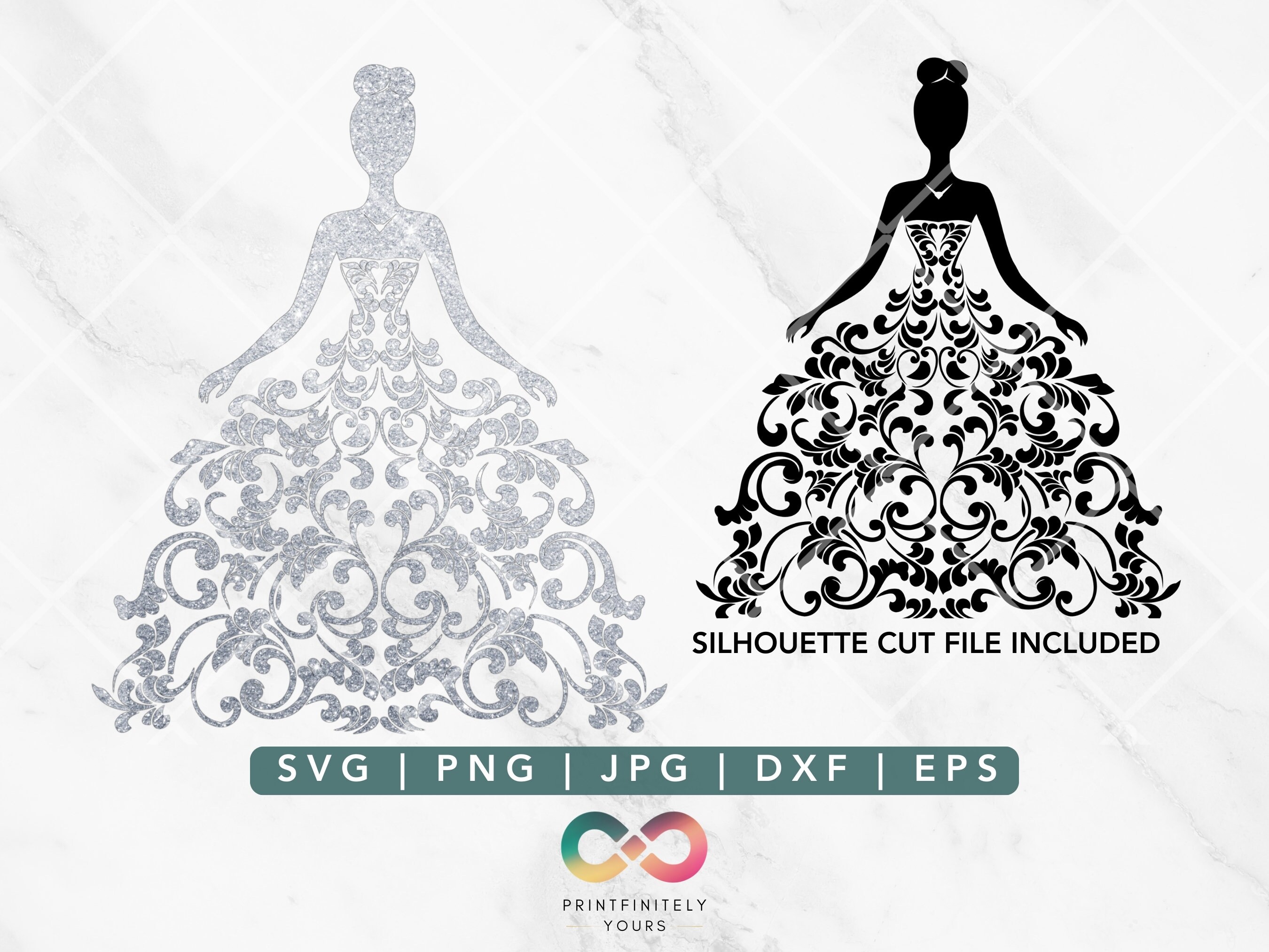 Silver Glitter Mis Quince Svg, Mis Quince Mexican Princess, Quinceanera ...