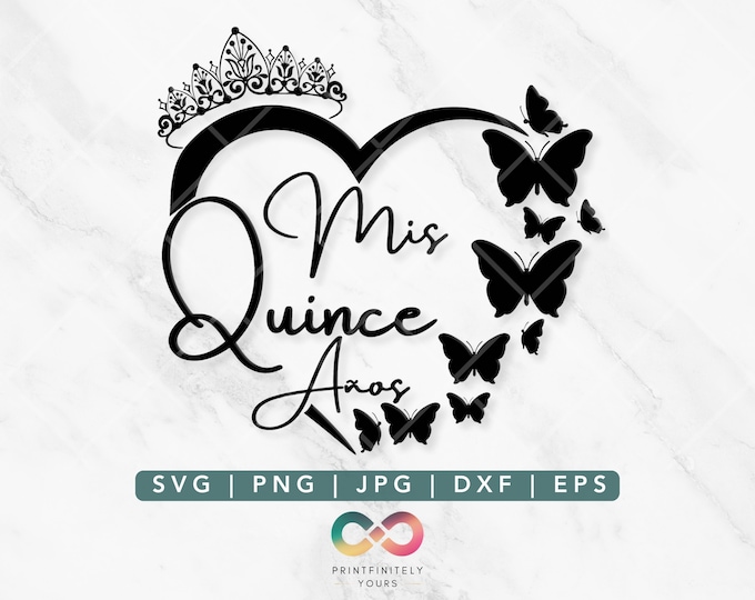 Oro Mis Quince Anos Svg, Mis Quince Jpeg, Quinceanera Svg, Mis Quince ...