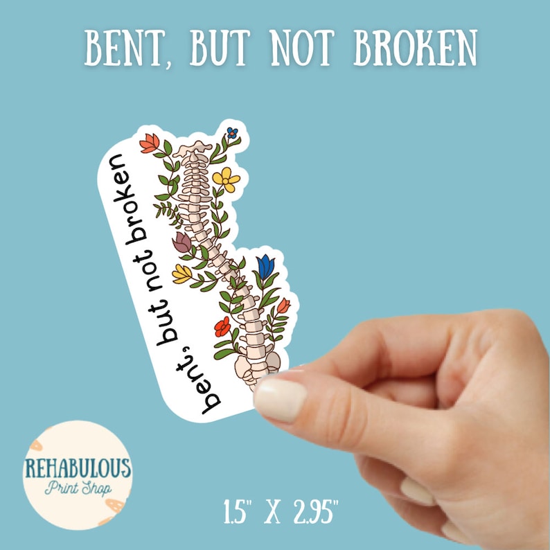 Scoliosis Sticker | Scoliosis Awareness | Spine Sticker | Scoliotic ...