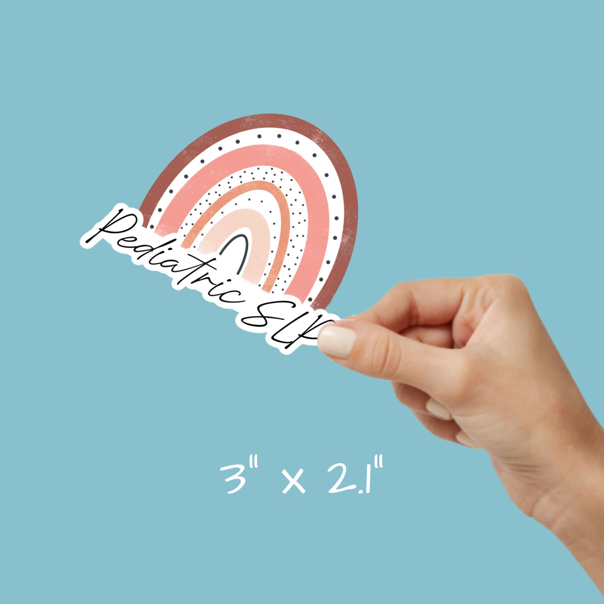 Choose 3 Speech Therapy Stickers, SLP, Gift for Speech Therapist or ...