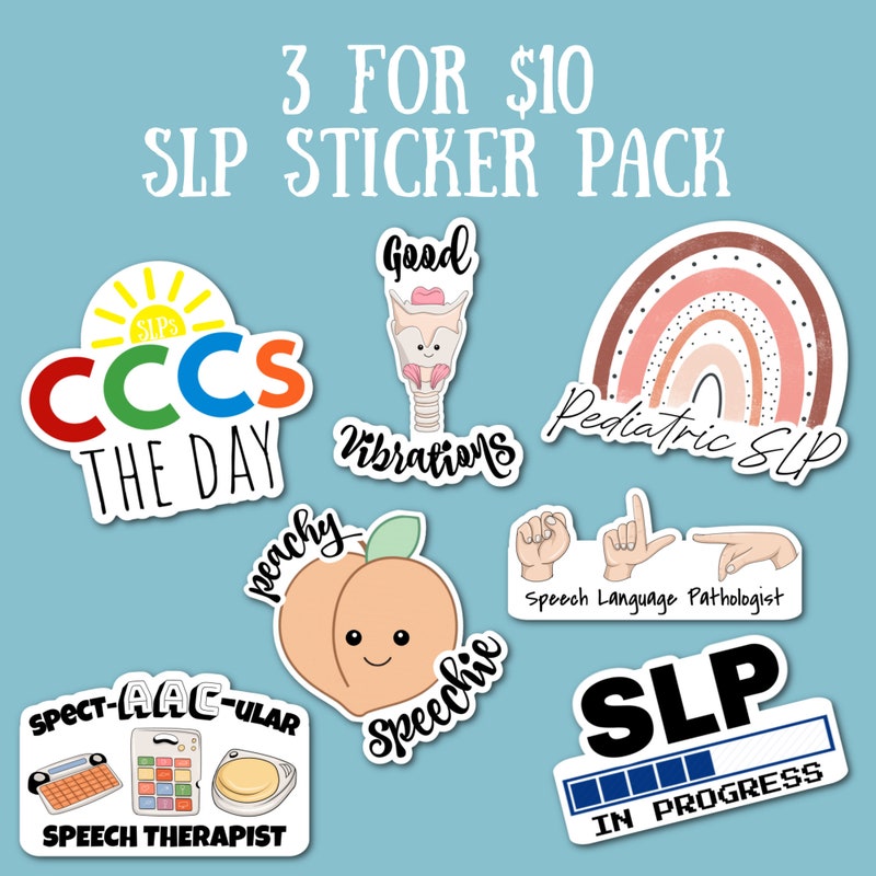 Slp Stickers - Etsy