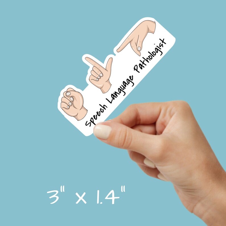 Choose 3 Speech Therapy Stickers, SLP, Gift for Speech Therapist or ...