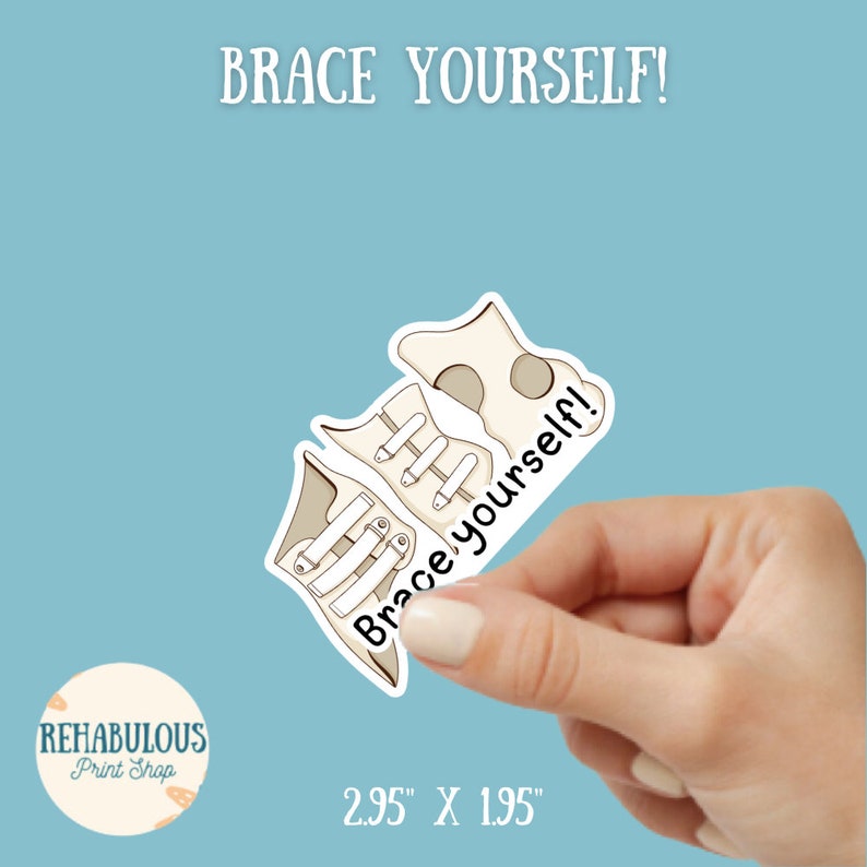 Scoliosis Sticker Scoliosis Awareness Spine Sticker Scoliotic Curve ...