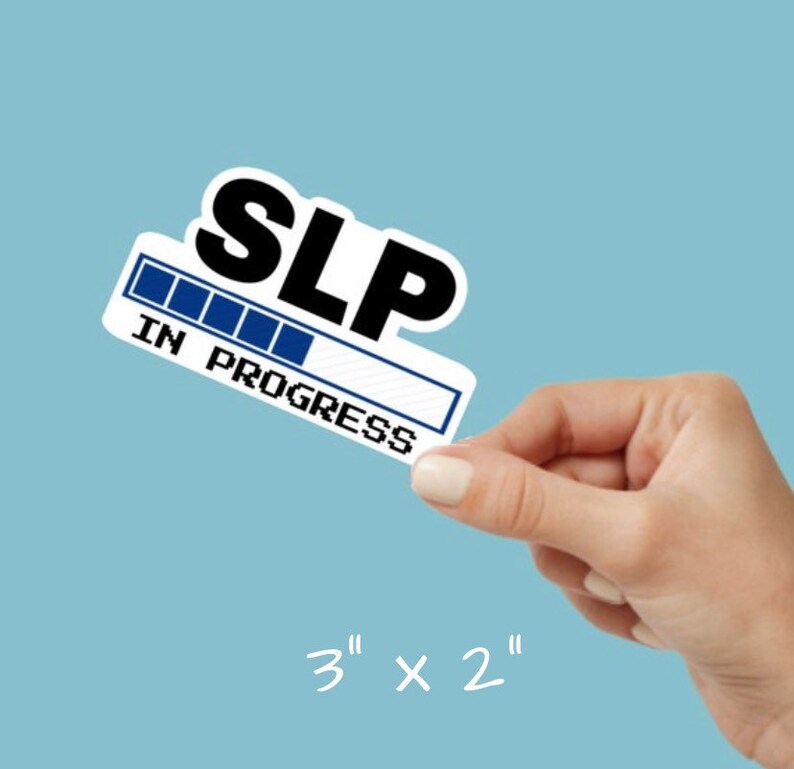 PT/OT/SLP in Progress Sticker Gift for - Etsy