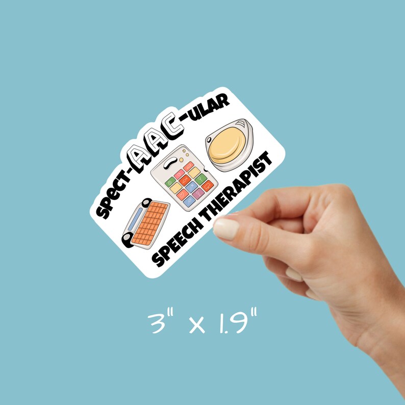 Choose 3 Speech Therapy Stickers, SLP, Gift for Speech Therapist or ...