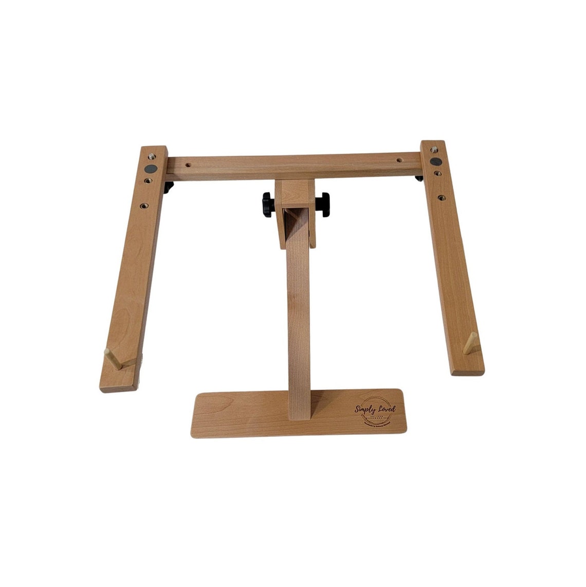 Cross Stitch Lap Stand, Needlework Wood Stand , Adjustable Embroidery ...